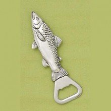 Fish Pewter Bottle Opener By Basic Spirit