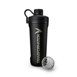 transformation performance shaker blenderbottle® | double insulated, leak proof & bpa free | perfect for protein shakes/powder mix | 26 oz with steel whisk ball (1)