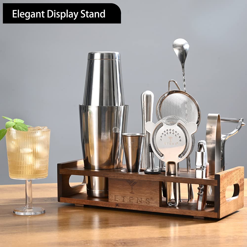 Etens Cocktail Shaker and Boston Bartender Kit Bundle