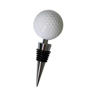 Hemoton Wine Bottle Champagne Stopper Golf Ball Design Wine Caps Wine Sealers Preservers Saver Wine Bottle Beverage Seal Plug for Wedding Party