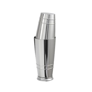 crafthouse by fortessa professional metal barware/bar tools by charles joly, 11" two-piece footed polished stainless steel boston cocktail shaker