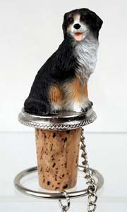 bernese mountain dog bottle stopper