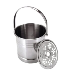 bestoyard stainless steel ice bucket- double wall insulated ice bucket for buffet cocktail parties bar- 5.5x 5.5 ice container