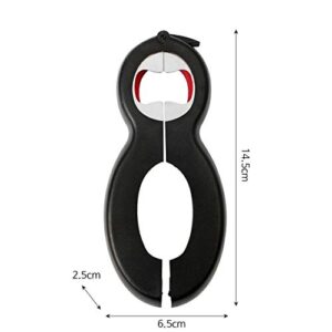 Multifunctional Opener Jar Bottle Can Opener Soft Grip Coating Superior Comfort Easy To Use Home Kitchen Tools TPKR84095