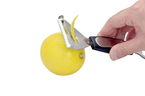 HIC Kitchen Bar Tool, Bottle Opener, Can Punch and Citrus Peeler, Japanese Stainless Steel, BPA Free