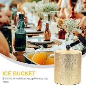 Gold Ice Bucket Champagne Wine Bucket for parties Thickened Wine Bucket Stainless Steel Large Ice Bucket for cocktail bar