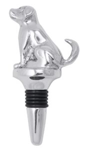 mariposa labrador bottle stopper small