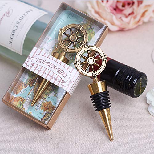 20X Nautical Compass Wine Bottle Opener Wedding Favor Bridal Shower