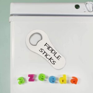 Azeeda 'Fiddlesticks' Bottle Opener Fridge Magnet (BO00072520)