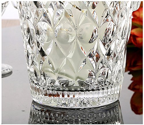 Glass Ice Bucket Champagne/Wine Bucket Wine Cooler