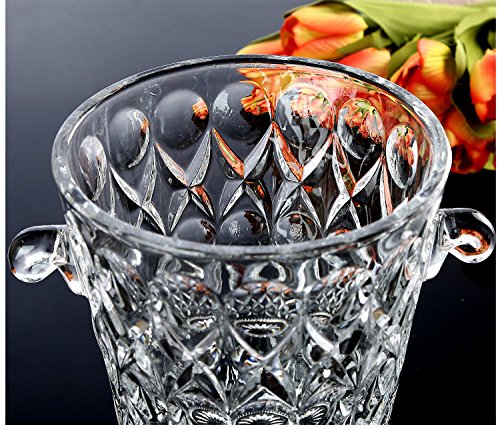 Glass Ice Bucket Champagne/Wine Bucket Wine Cooler