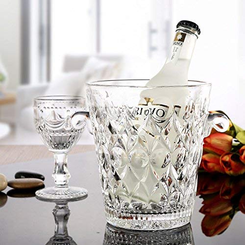 Glass Ice Bucket Champagne/Wine Bucket Wine Cooler