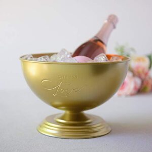 style me pretty gold champagne bucket trsvbl