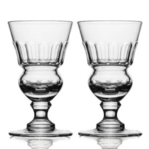 Absinthe Set - Glass Pearl Bubble Fountain Dripper with 2 Spouts, Absinthe Dripper Set, Complete with 2 Reservoir Pontarlier Glasses and Sugar Spoon Set