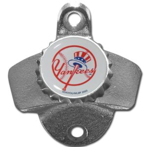 mlb new york yankees wall bottle opener