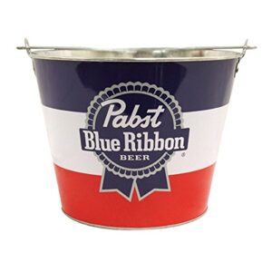 pabst blue ribbon pbr metal beer bucket