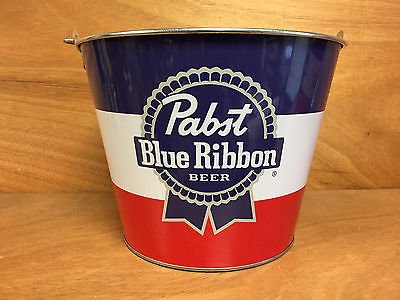 Pabst Blue Ribbon PBR Metal Beer Bucket