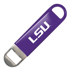 ncaa lsu tigers vinyl covered long neck bottle opener