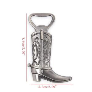 SimpleLif Just Hitched Cowboy Boot Bottle Opener Western Birthday Wedding Favor Party Cute