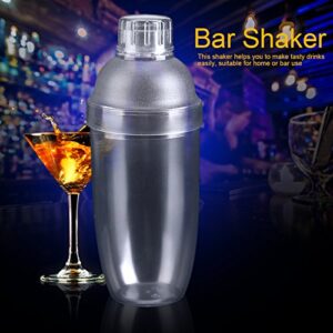 Shaker Bottle 700cc Cocktail Great Anti-leakage Transparent Milk Tea Drink PC Shaking Container Tool with Comfortable Grip for Club Home Use