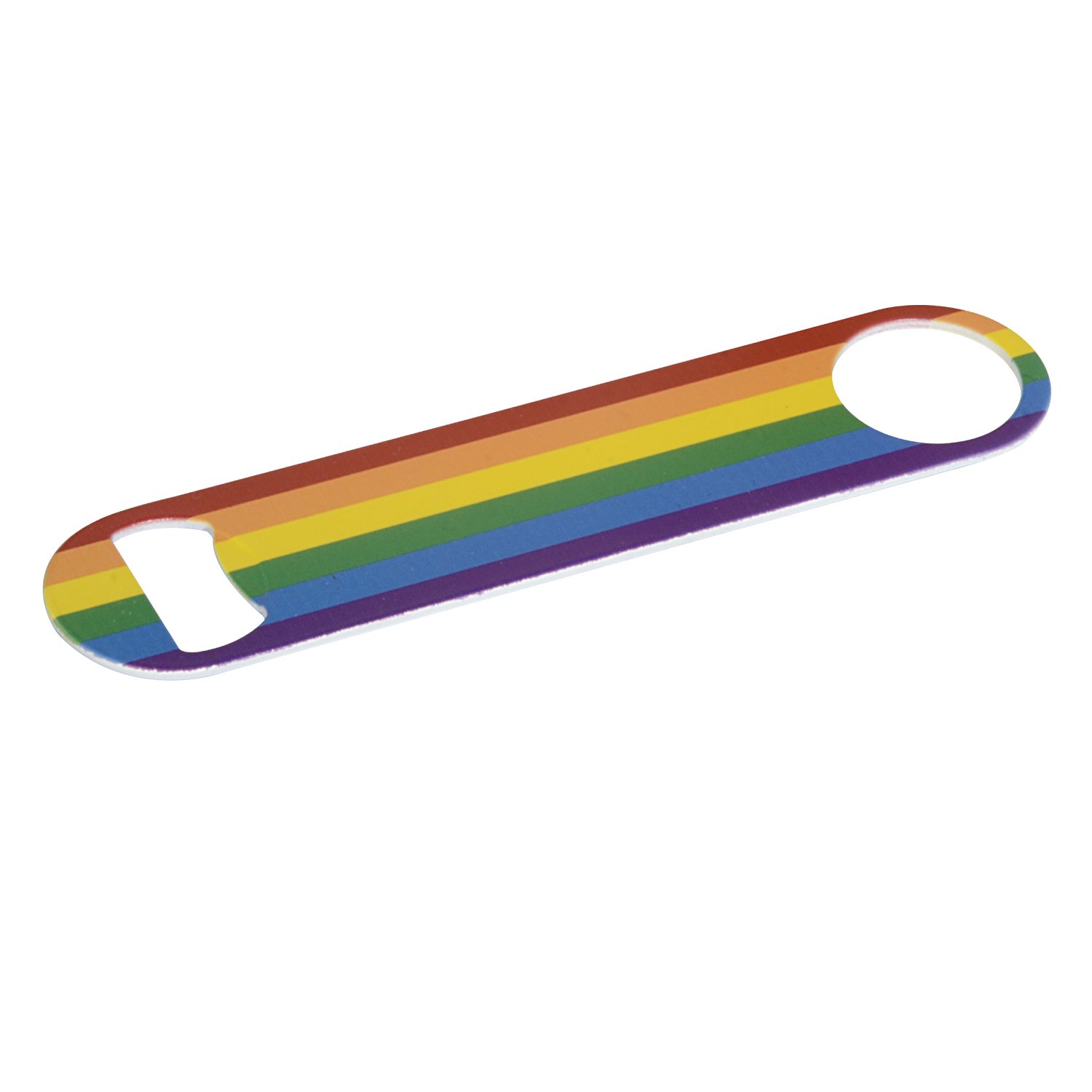 Rainbow Love Powder Coated Steel Bottle Opener