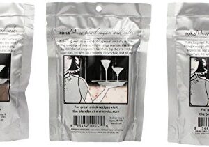 rokz Winter Cocktail Sugars - drink rimmers in Peppermint, Chocolate & Caramel Vanilla, 3 pk