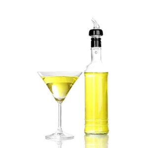 Tiger Chef 1-1/4 Oz Measured Liquor Pourer Tail with Collar Liquor Spout Pourer