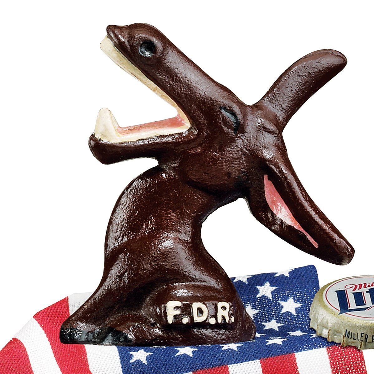 Design Toscano FDR Democratic Party Donkey Cast Iron Bottle Opener