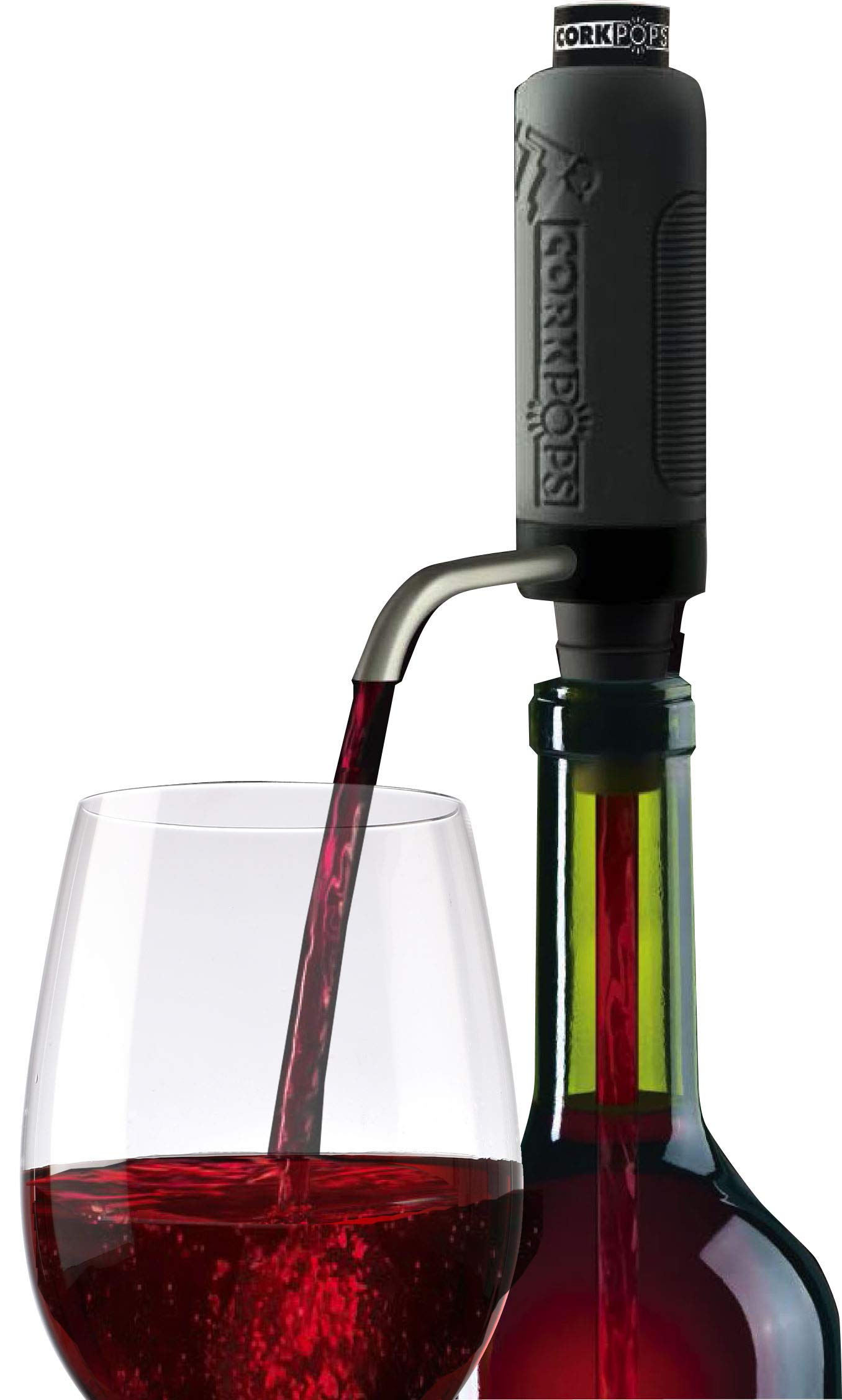 Cork Pops Nicholas Collection VinOstream Wine Bottle Aerator and Dispenser