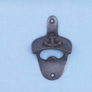 Hampton Nautical MC-2101AC Antique Copper Wall Mounted Anchor Bottle Opener 3" Nautical Home Decoration