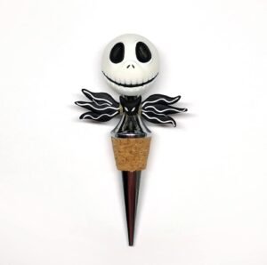 jack wine bottle stopper nightmare before christmas gifts halloween skellington handmade