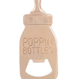 Pack of 36 Baby Shower Favors for Guest Supplies Poppin Bottle Bottle Opener Baby Shower Favor for Boy Baby Shower Souvenirs Decorations by WeddParty (Blue, 36)