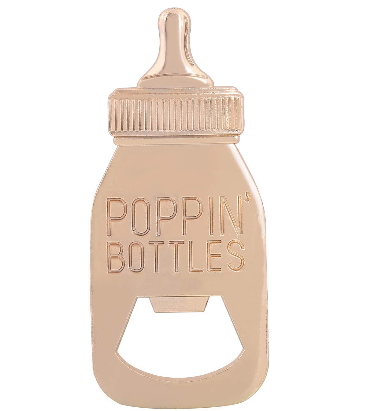 Pack of 36 Baby Shower Favors for Guest Supplies Poppin Bottle Bottle Opener Baby Shower Favor for Boy Baby Shower Souvenirs Decorations by WeddParty (Blue, 36)