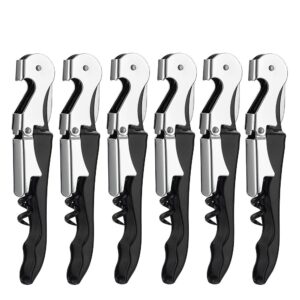 6 pack corkscrew wine opener with foil cutter by ywq