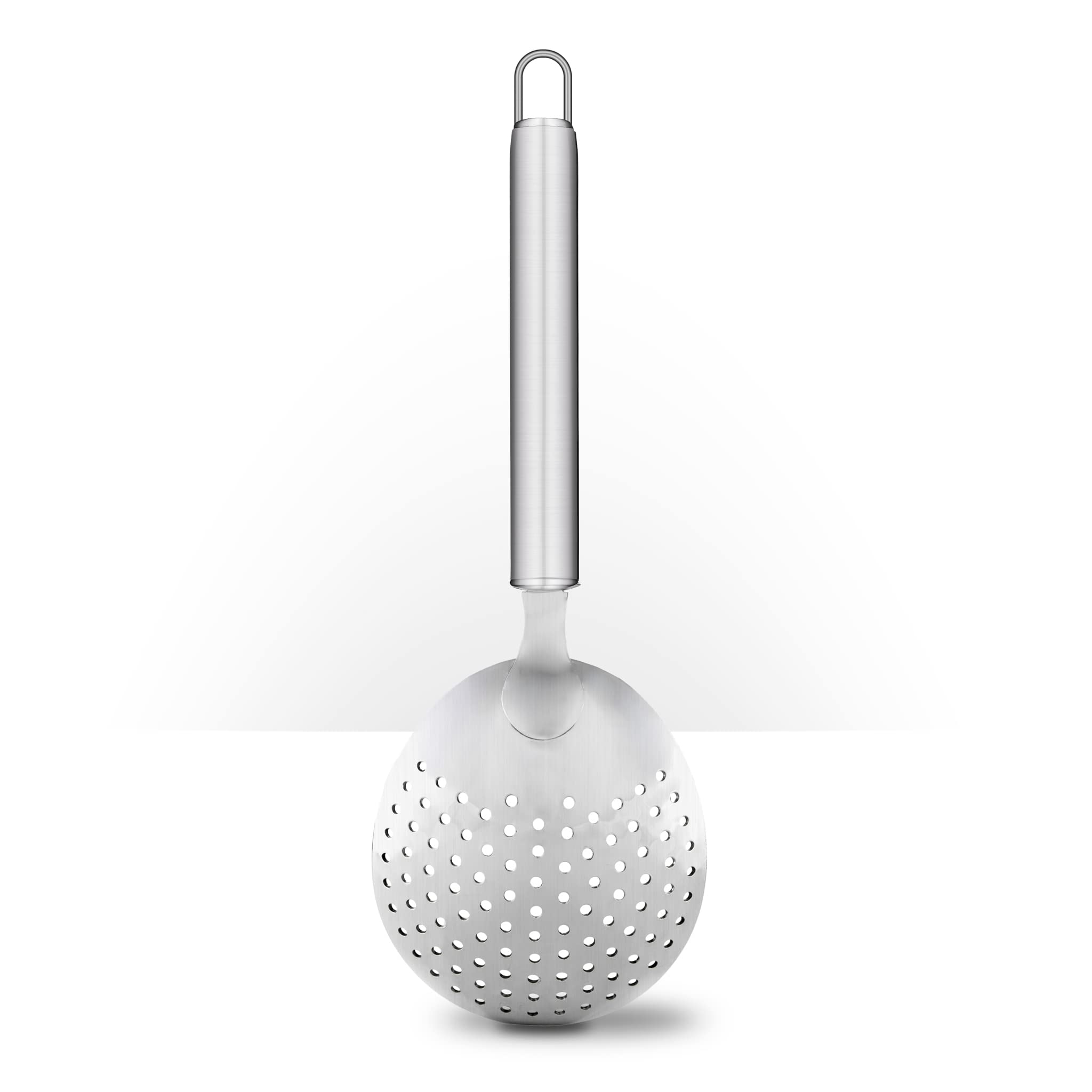 Piña Barware's The Lexington - Stainless Steel Commercial Julep Style Cocktail Bar Strainer, Brushed Finish 1 Pack