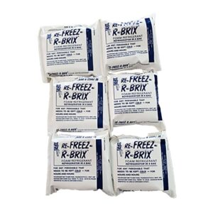 san jamar b6180 ez-chill refreezable ice pack - 6 / pk