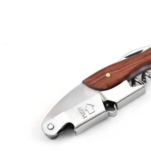 MLK Home Accessories Multifunctional Wooden Corkscrew Wine Bottle Opener