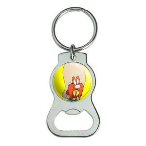 GRAPHICS & MORE Looney Tunes Yosemite Sam Keychain with Bottle Cap Opener