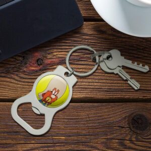 GRAPHICS & MORE Looney Tunes Yosemite Sam Keychain with Bottle Cap Opener