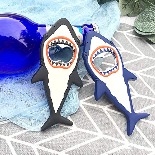 SHFICDJ Shark shape Bottle Opener,Ocean Series Beer Bottle Openers,Creative kitchen supplies gift bottle opener.