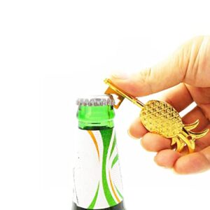 ARFUKA Bottle Opener Stainless Steel Beer Bottle Opener Pineapple Shaped Soda Beverage Beer Bottle Opener Women Men Gift for Wedding Christmas and Birthday