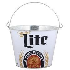 miller lite ice bucket