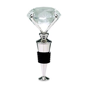 Clear Diamond Bottle Stopper