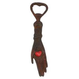 homart hand with heart bottle opener