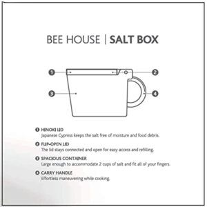 ZERO JAPAN BEE HOUSE SALTBOX 16 oz (Ice Blue)