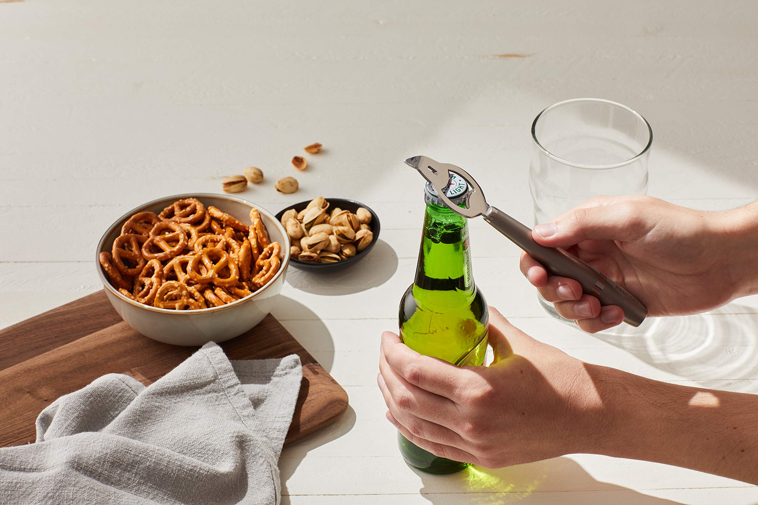 Houdini 2-in-1 Stainless Steel Bottle Opener