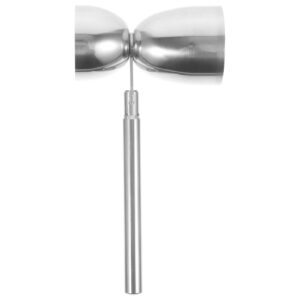 zerodeko jigger 2 oz 1 oz double cocktail jiggers stainless steel measuring jigger with handle shot measure jigger cocktail measuring cup for bartending 30/60ml cocktail jigger