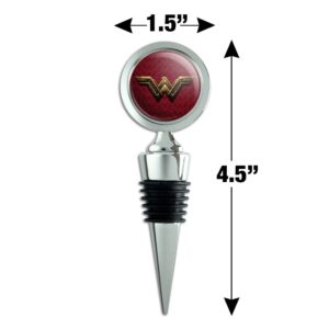 Justice League Movie Wonder Woman Logo Wine Bottle Stopper