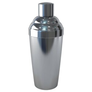 nu steel stainless steel big one cocktail shaker, 110 oz, shiny