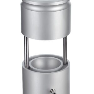 ICE BALL PRESS For Perfect Cocktails. creating crystal-clear BALLS 55mm. your home bar., Silver